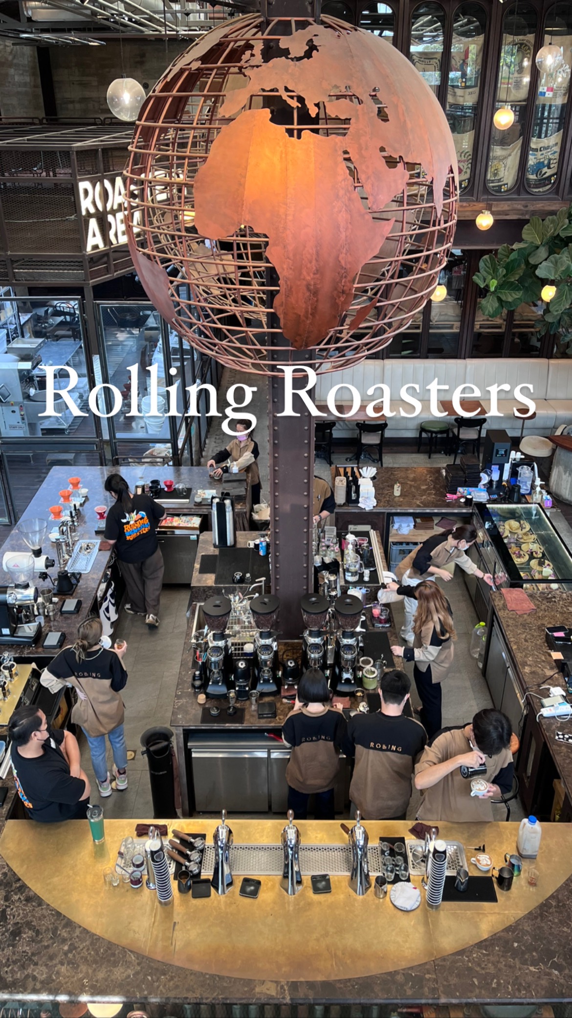 "Rolling Roasters Futuristic Coffee"