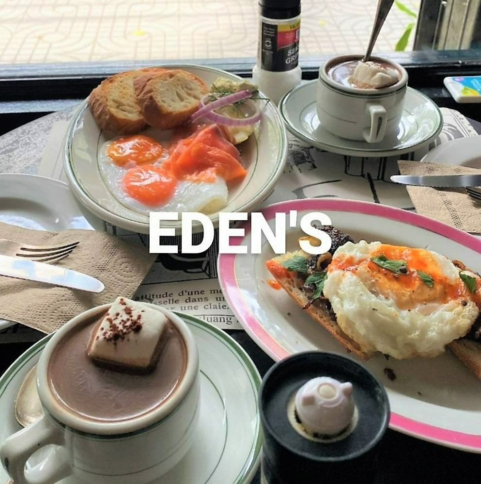 Eden's cafe ☕ ร้านวินเทจฟีลเมืองนอกที่มีเสน่ห์ย่านหลานหลวง