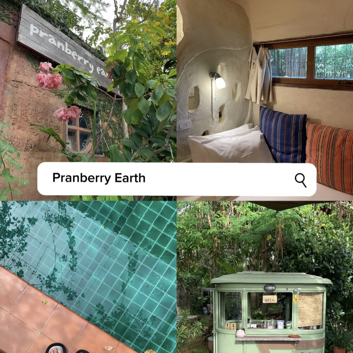 ที่พัก+คาเฟ่ น่ารักๆ สไตล์ Homie ที่ Pranberry Earth💚🍃