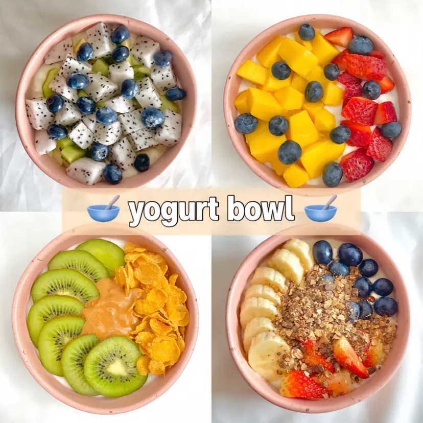 รวมไอเดียเมนู ” yogurt bowl