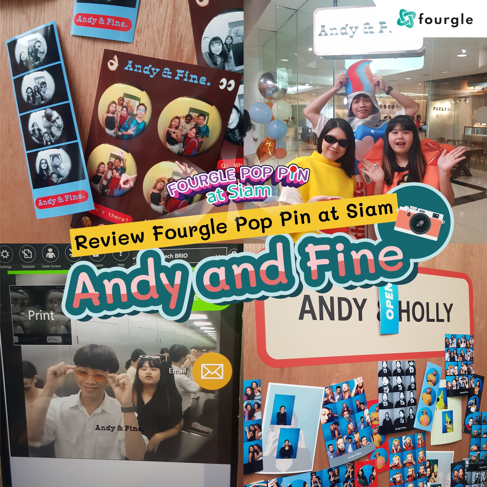 ฮาโลวีนปีนี้ชวนมาเก็บภาพถ่ายรูปที่ Andy and Fine รับฟรีส่วนลด 50 บาทจาก Fourgle!!! 📼 ️‍🔥