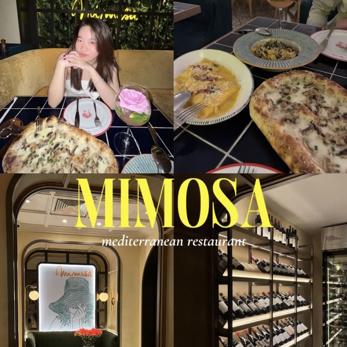 MIMOSA mediterranean restaurant 🎄🎆🍕🥂🍝