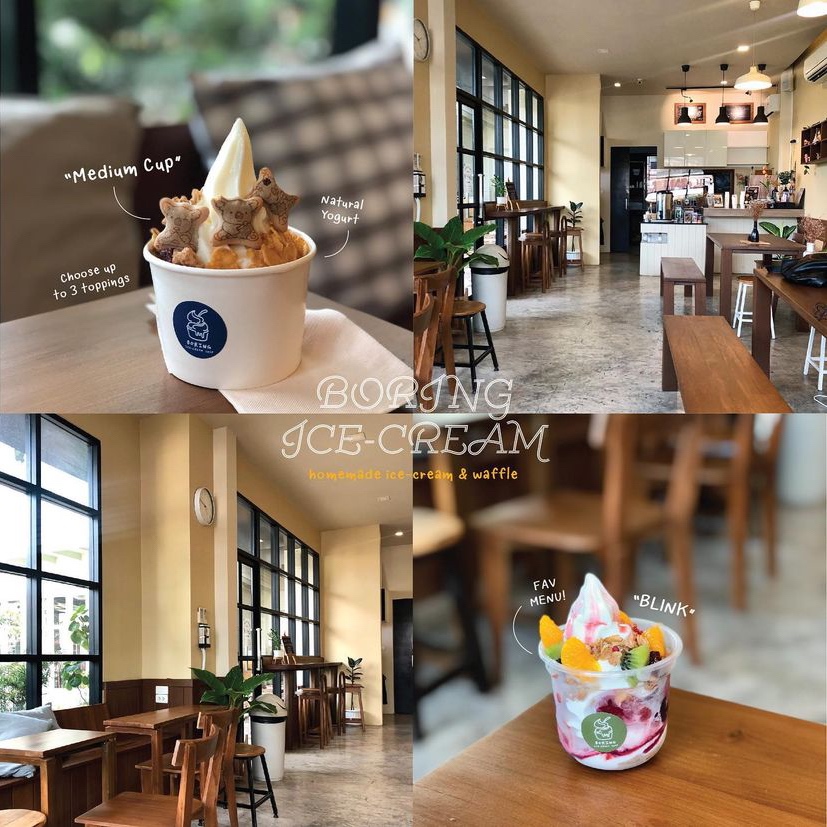 Boring Icecream ร้านไอศครีมโยเกิร์ตขอนแก่น