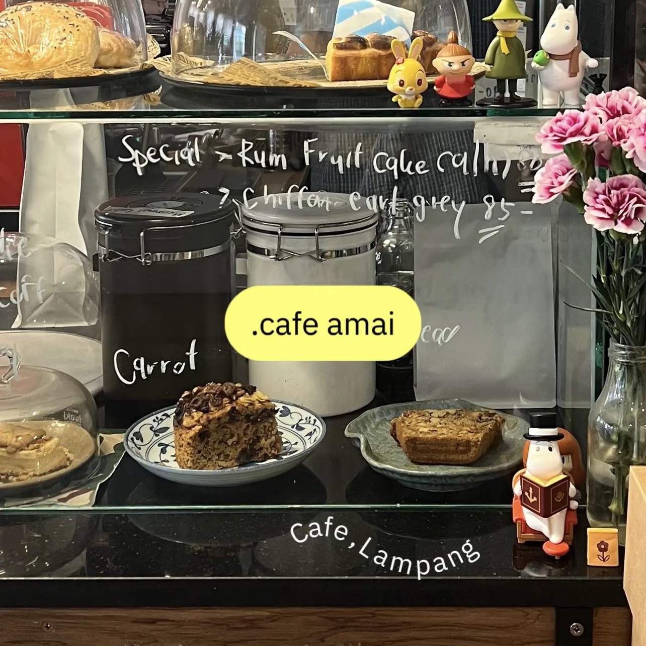 Cafe amai. 💘 ไปเหมาาาขนมอร่อย