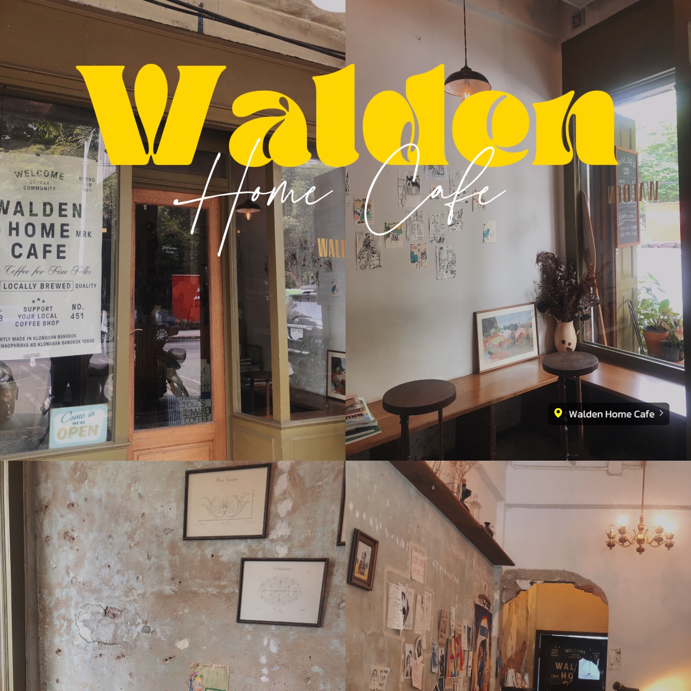 Walden Home Cafe☕️ | คาเฟ่วินเทจย่านคลองสาน 𖠚ᐝ