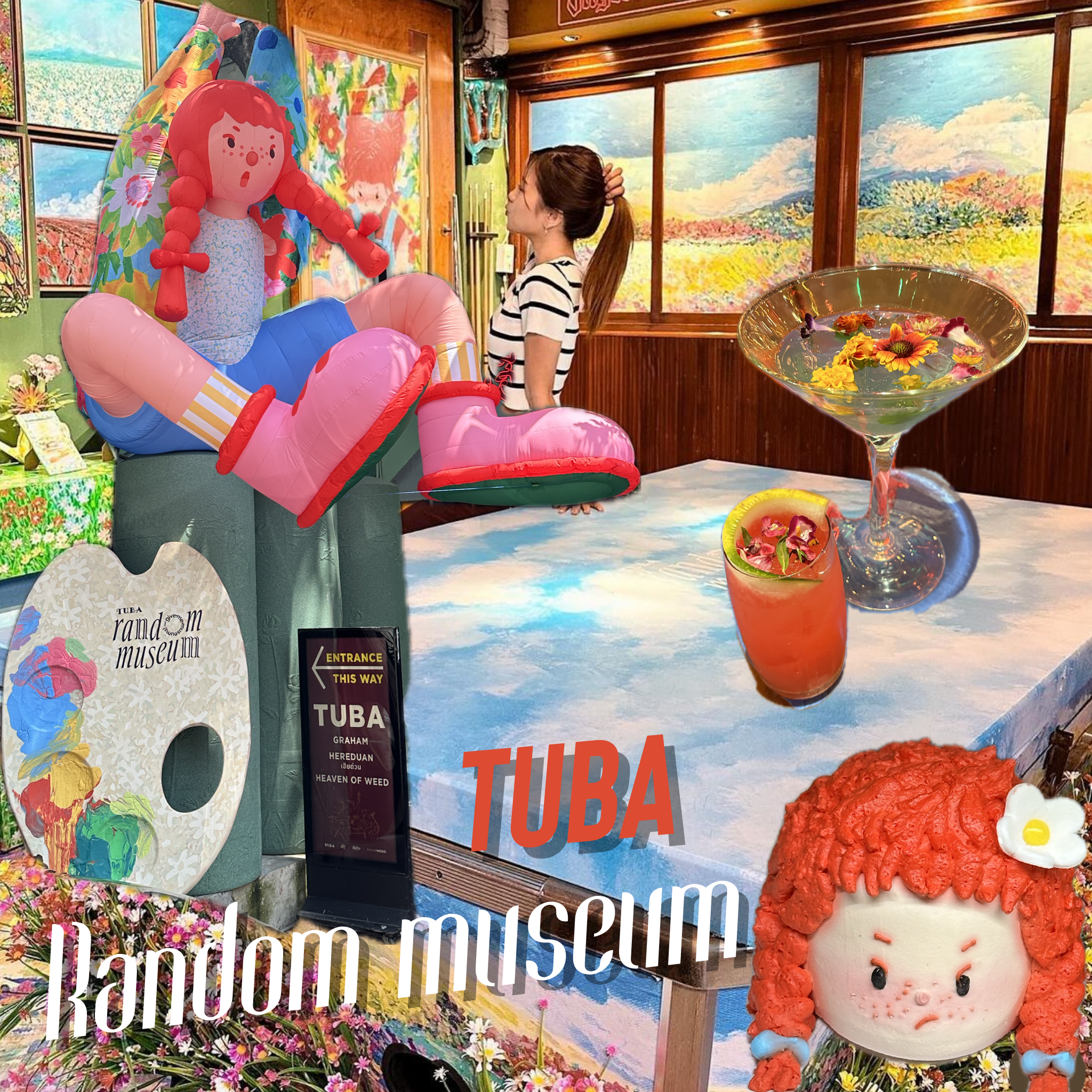 Tuba x Random museum 💐บาร์นิทรรศการที่ต้องมาให้ได้ น่ารักเกินบรรยาย