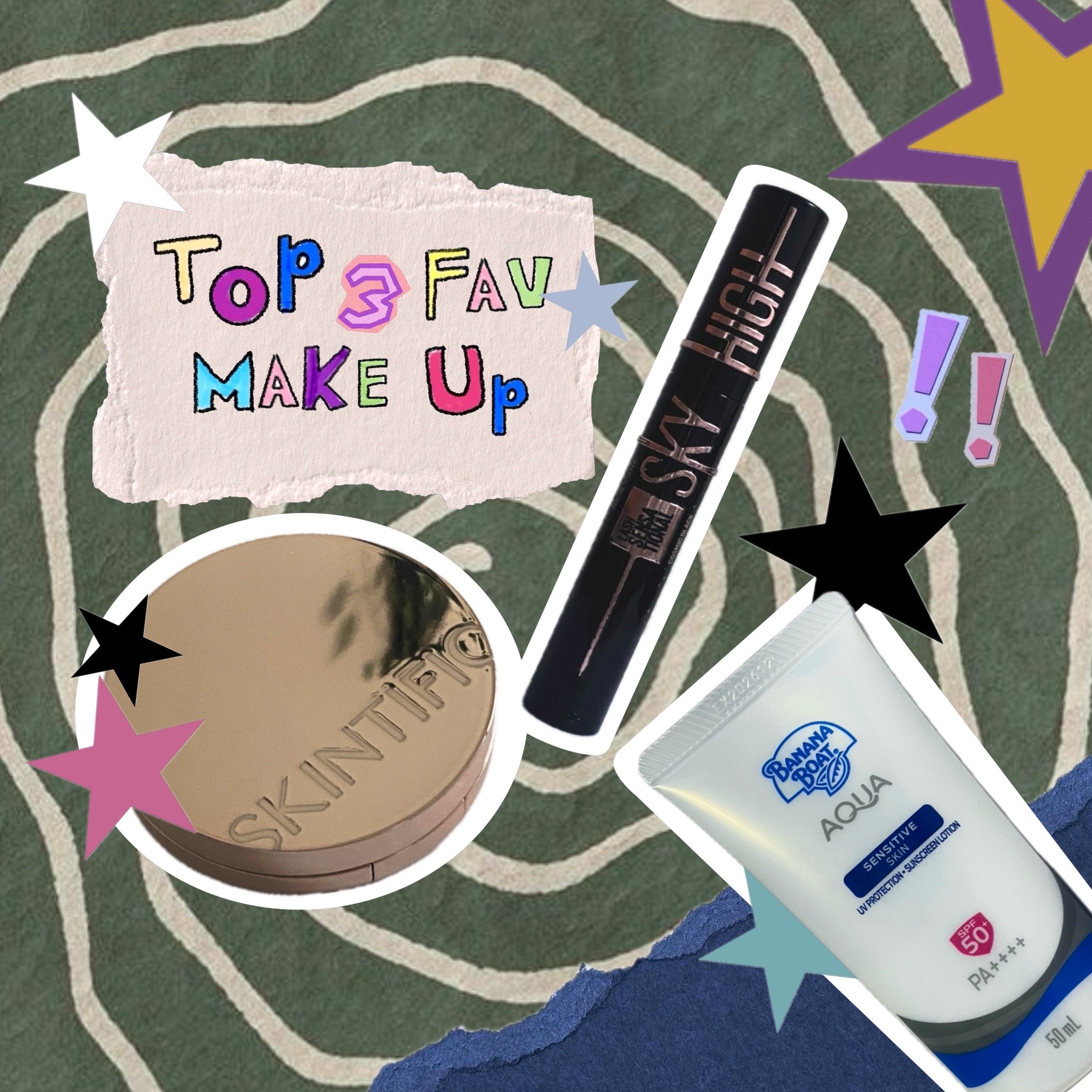 Top3 favorite make up 🌈⭐️