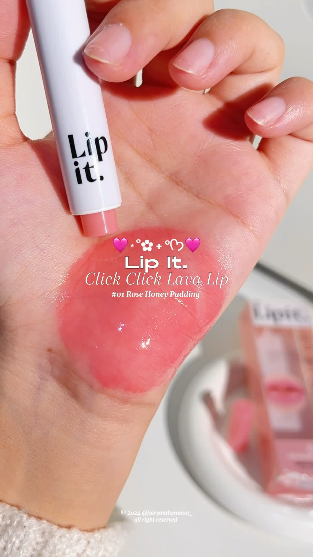 🫧 Lip It. : Click Click Lava Lip🎀🦢