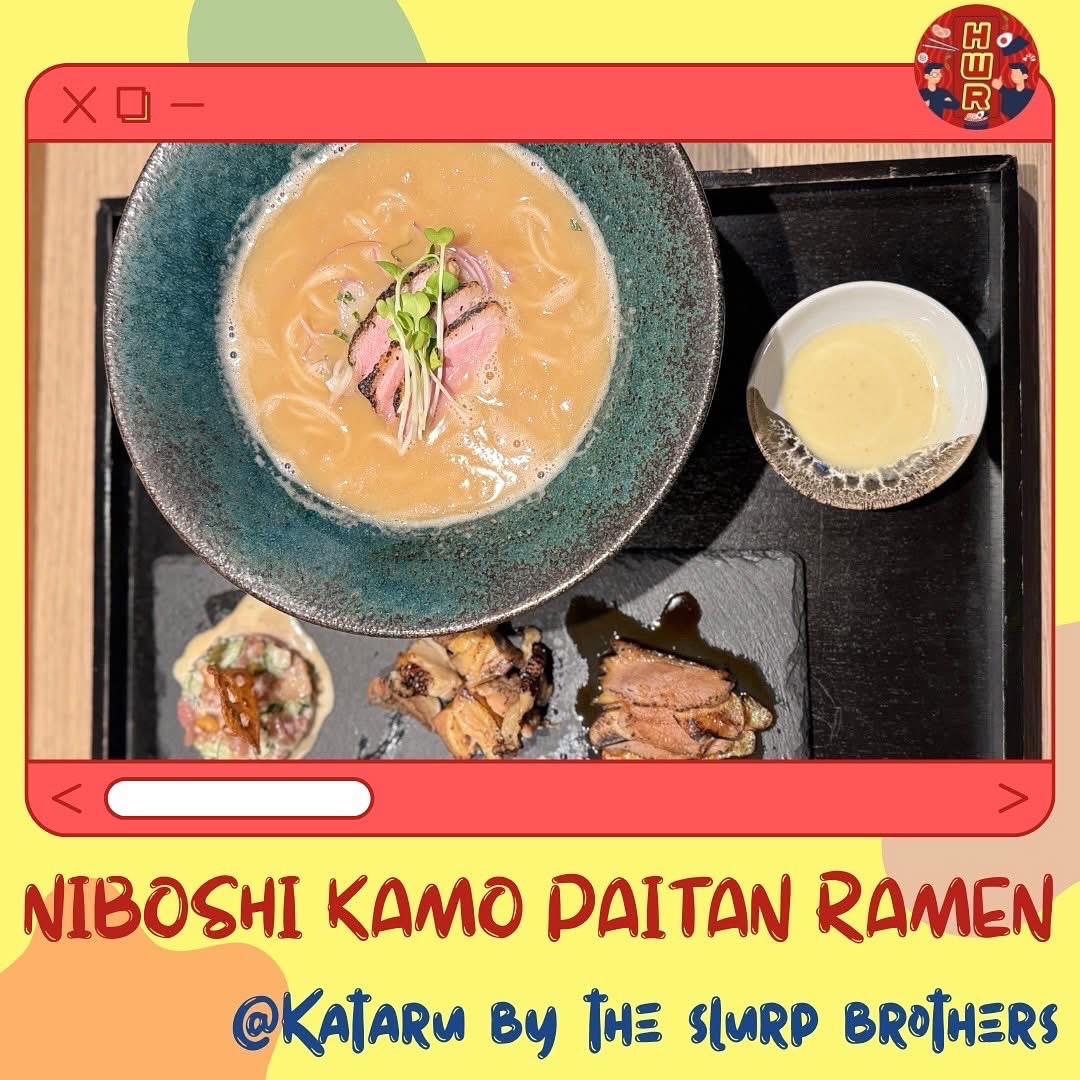 NS ตามกลับมาซ้ำ Niboshi Kamo Paitan Ramen ที่ Kataru