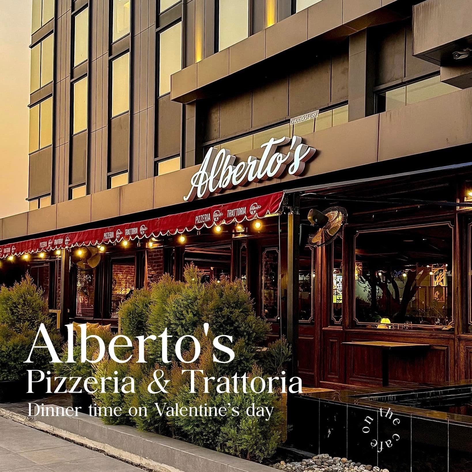 𝐀𝐥𝐛𝐞𝐫𝐭𝐨'𝐬 𝐏𝐢𝐳𝐳𝐞𝐫𝐢𝐚 & 𝐓𝐫𝐚𝐭𝐭𝐨𝐫𝐢𝐚 🍕🍝ร้านอาหารสไตล์อิตาเลียนย่านรังสิต