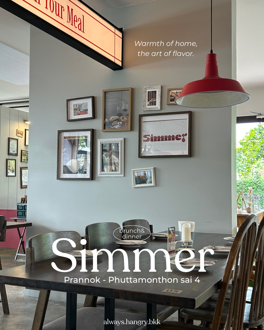 Simmer — ร้าน All day dining ไวบ์ดีสุดๆย่านพรานนก🍴
