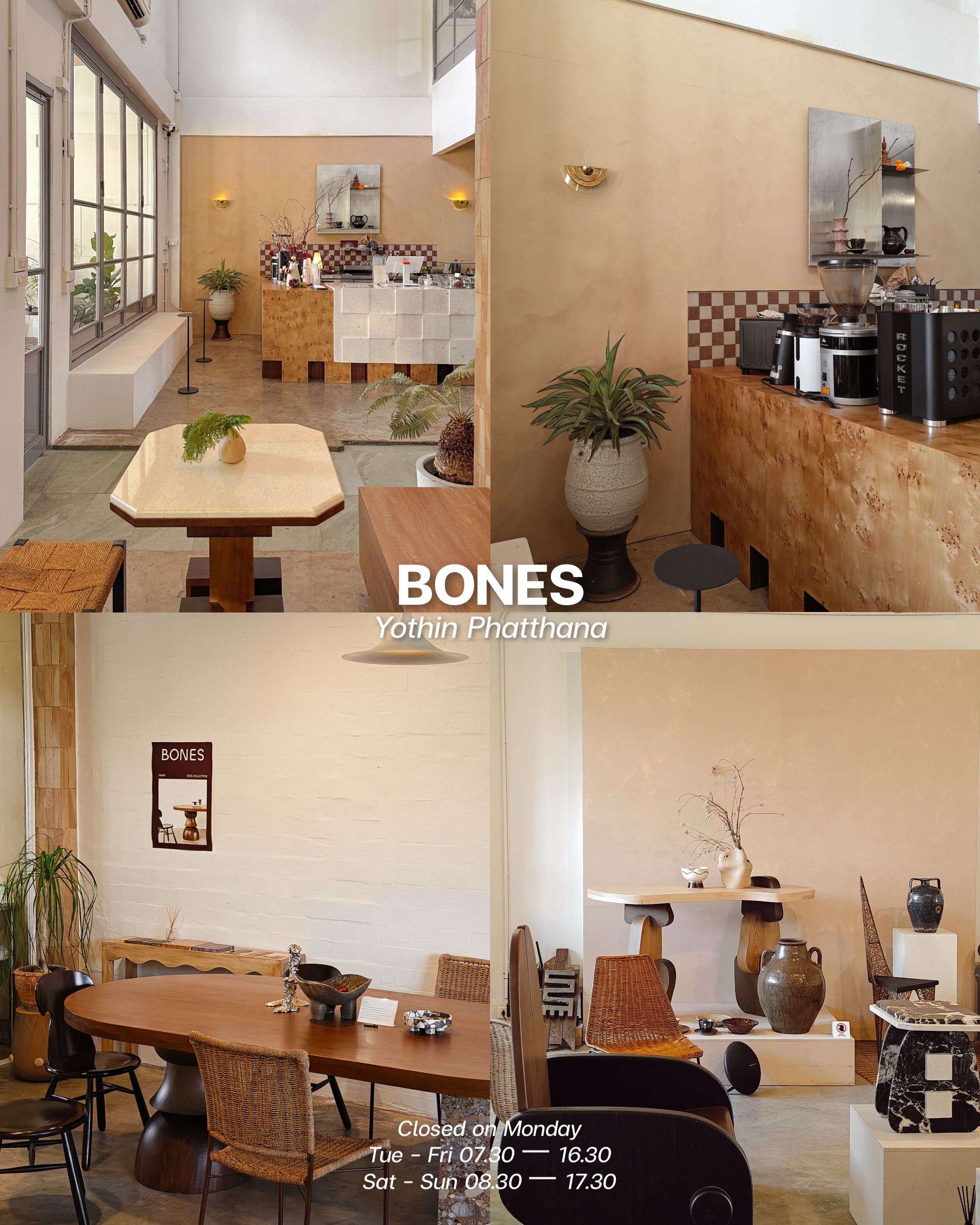 BONES CAFE : ปักหมุดคาเฟ่ใหม่ ถ่ายรูปสวยทุกมุม